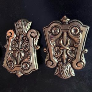 Shoes | Vintage Victorian Revival Brass Shoe Clips Shoe Clips | Poshmark